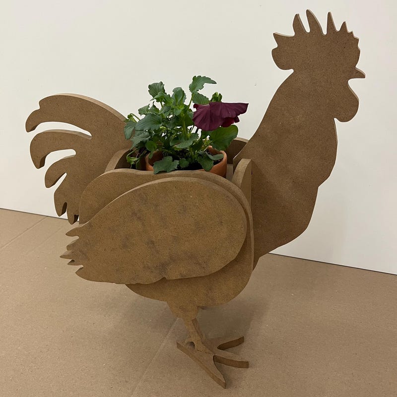 Rooster Wall Planters - Etsy