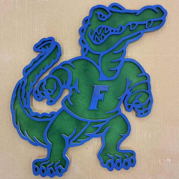 Gator 3d Wall Art - Etsy