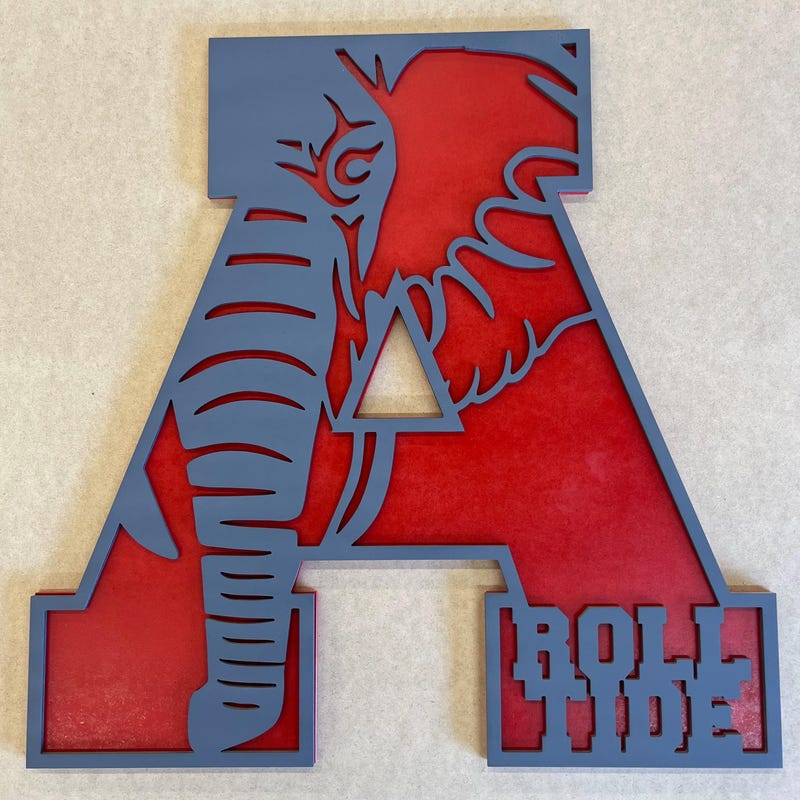 Alabama Block a Svg - Etsy