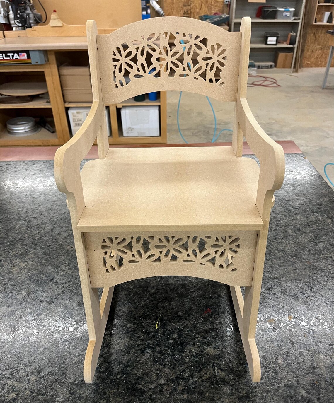 Kids Rocking Chair, Cnc Machine Cut Files, Crv, Eps, Dxf, Ai, Svg, Files, Digital Download ...