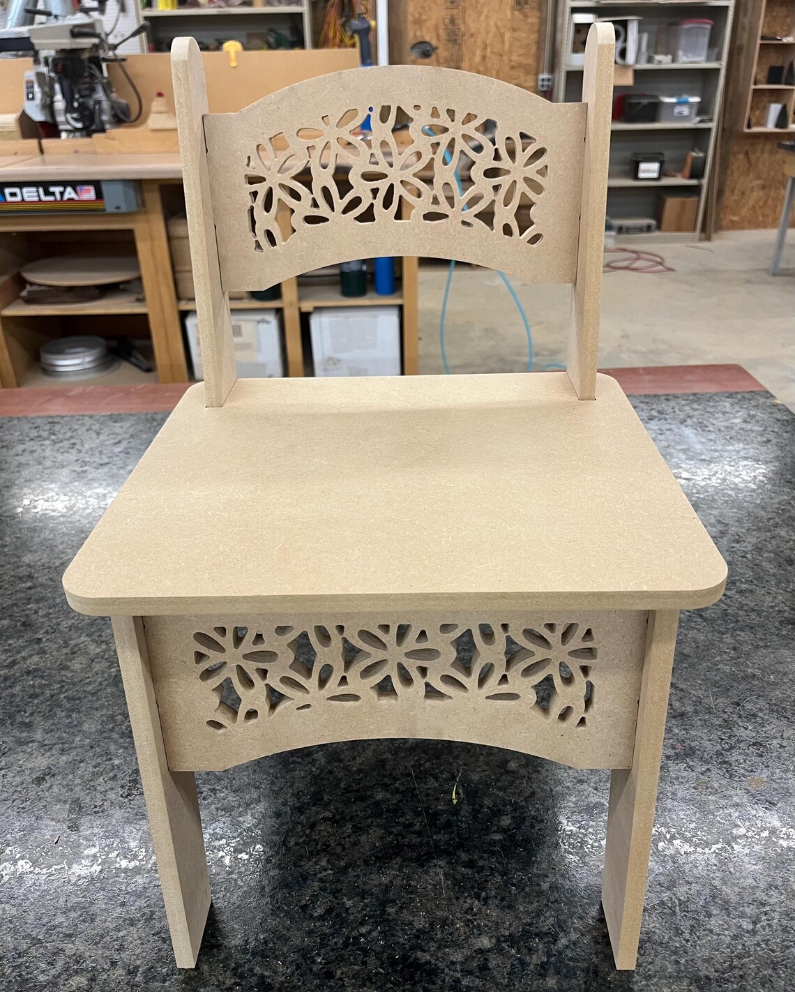 Kids Chair, Cnc Machine Cut Files, Crv, Eps, Dxf, Ai, Svg, Files, Digital Download, Laser ...