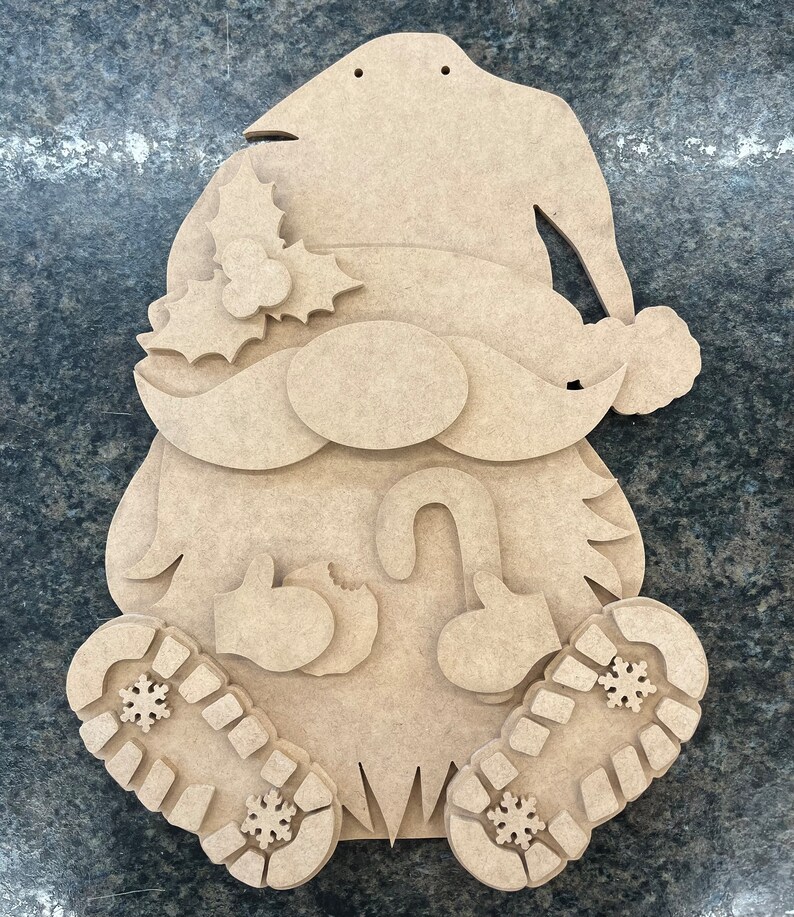 Santa Face, Unpainted Door Hanger, Cnc File, Digital Download, Crv, Eps ...