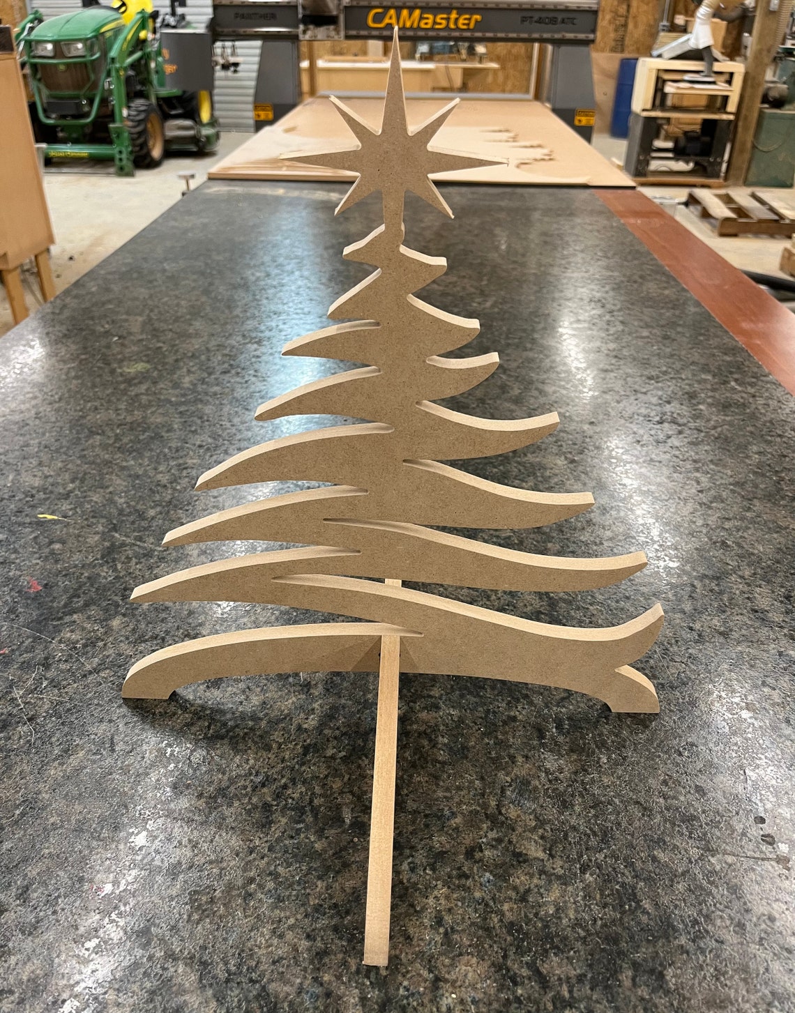 Wavy Wood Christmas Tree File, CNC Laser Cut Design (digital Download ...