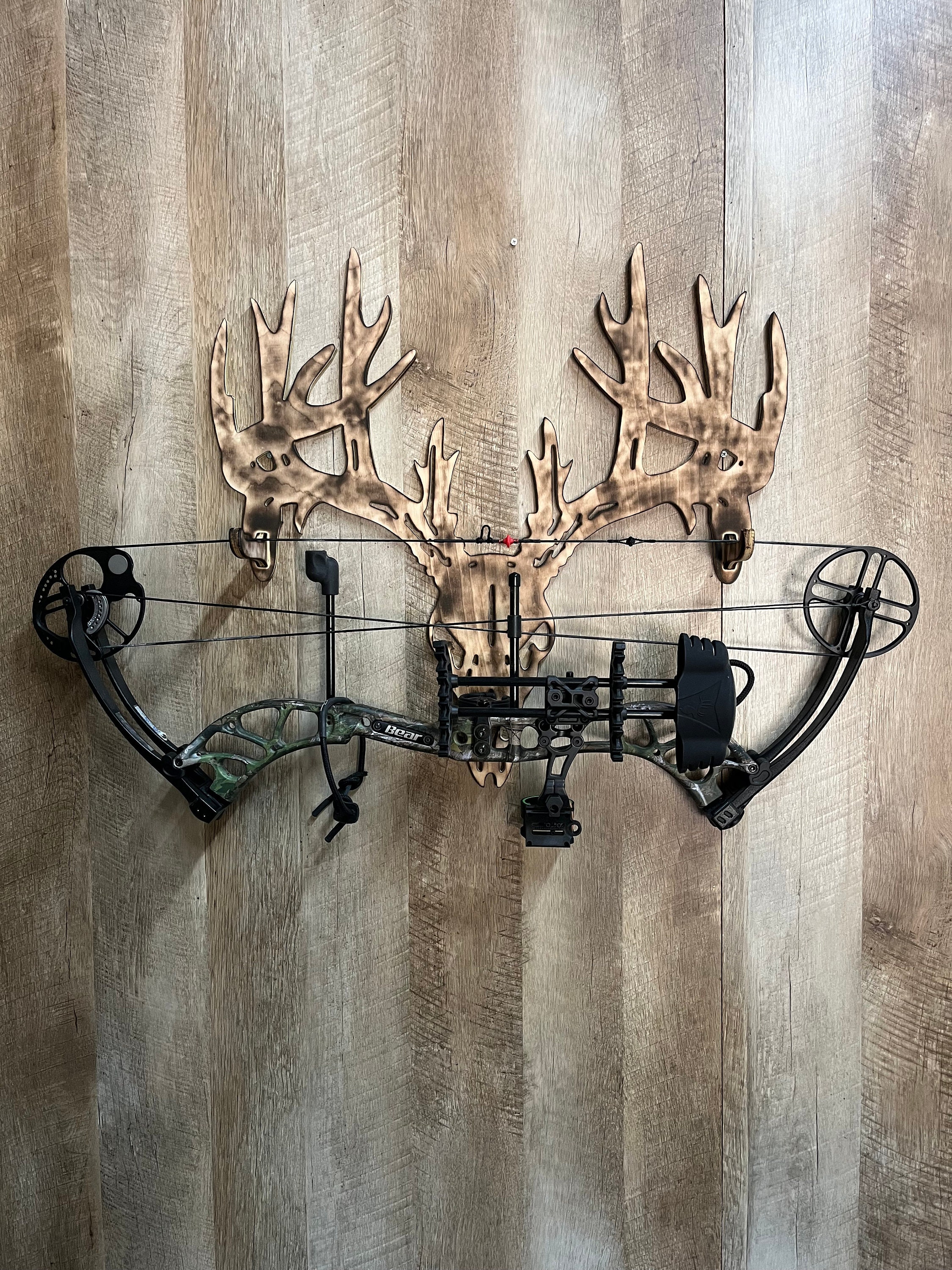 Wood Deer Skull Bow Rack, Digital Download, Crv, Eps, Dxf, Ai, Svg ...