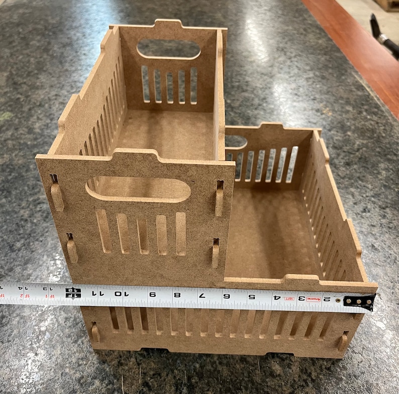 Stacking Crates, Small Crates, Digital Download, Crv, Eps, Dxf, Ai, Svg ...