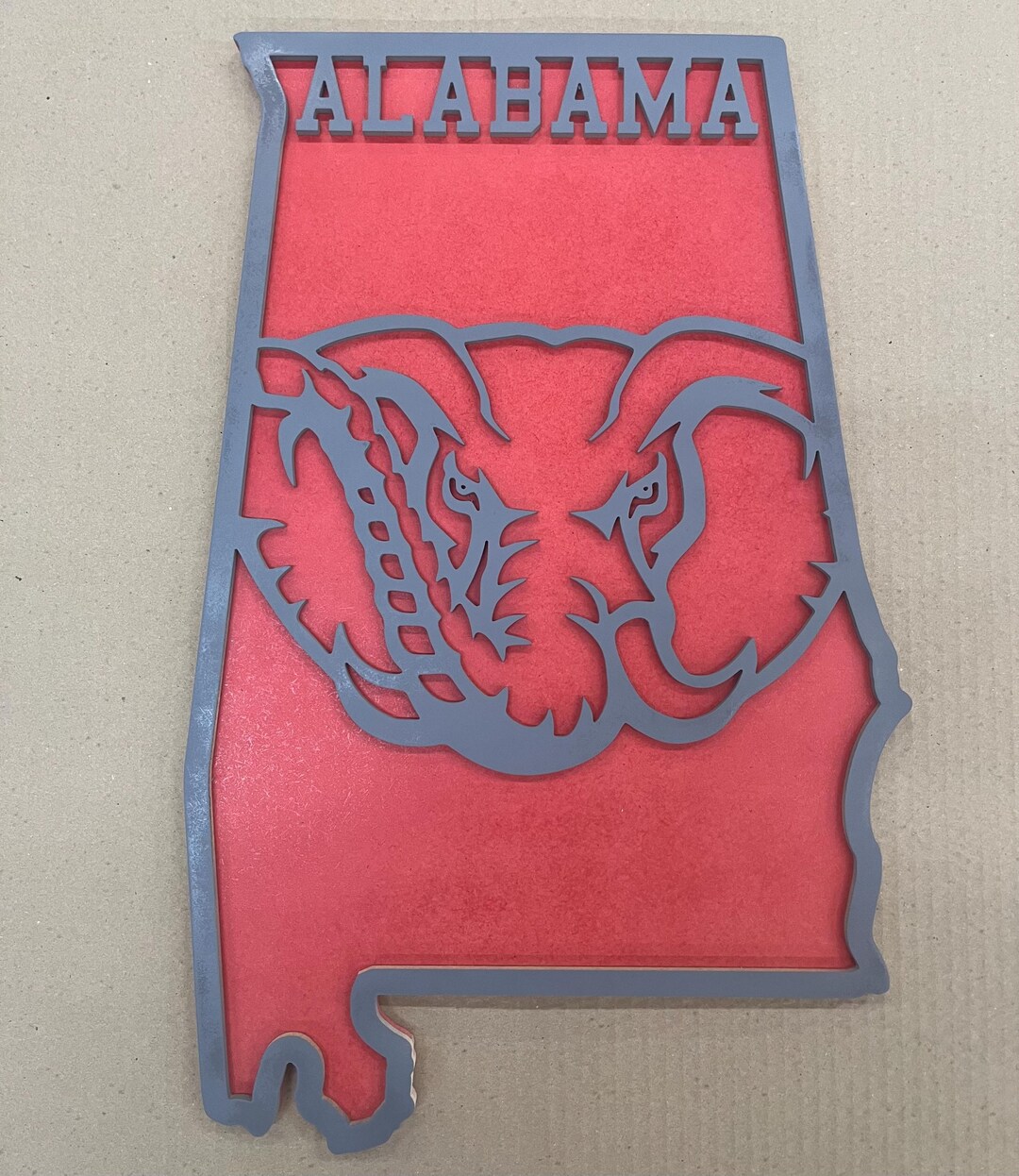 Alabama Elephant Door Hanger File, CNC Design (digital Download) - Etsy