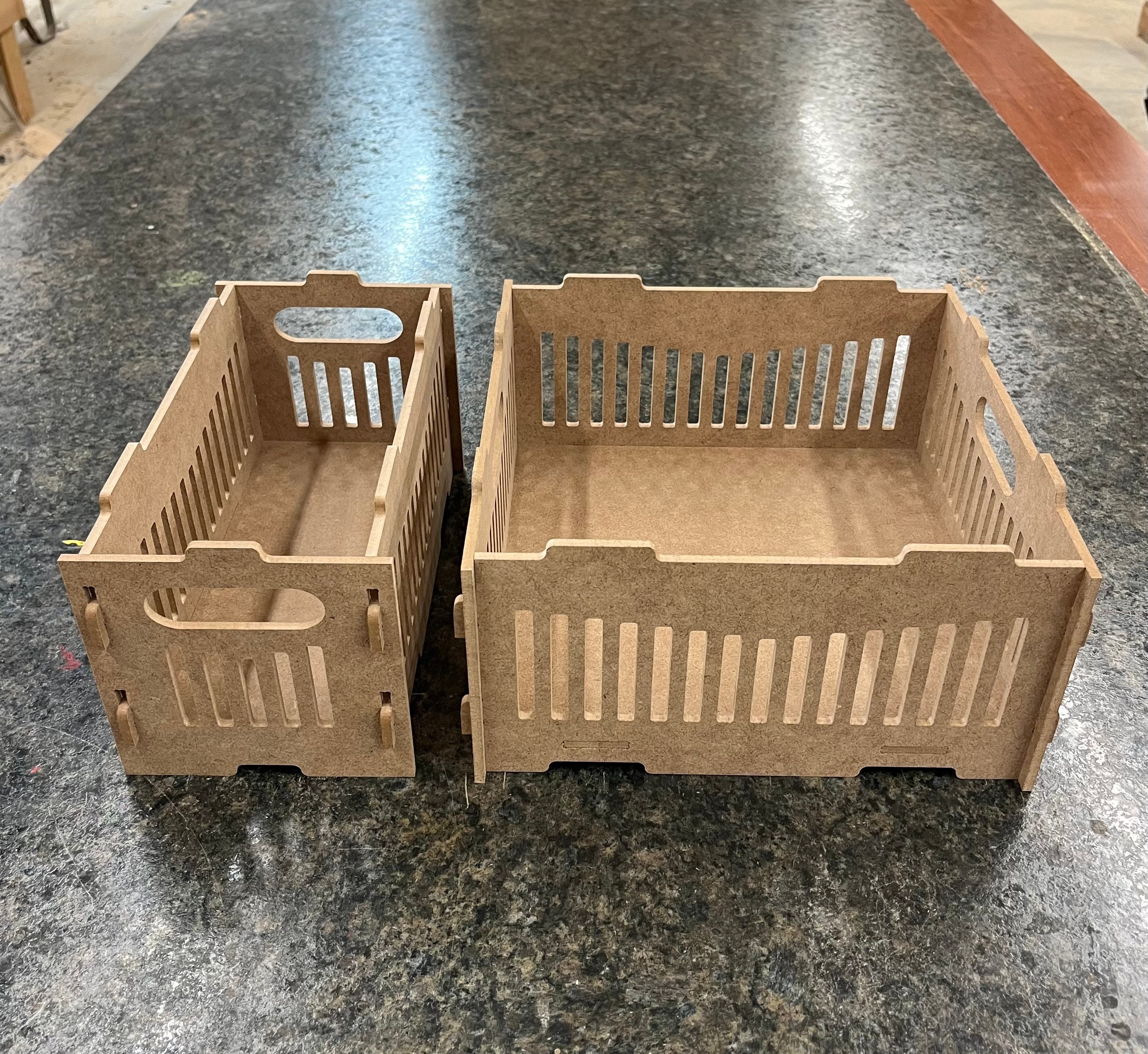 Stacking Crates, Small Crates, Digital Download, Crv, Eps, Dxf, Ai, Svg ...