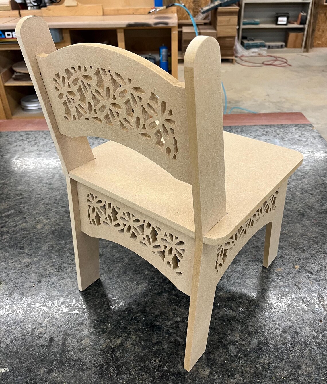 Kids Chair, Cnc Machine Cut Files, Crv, Eps, Dxf, Ai, Svg, Files, Digital Download, Laser ...