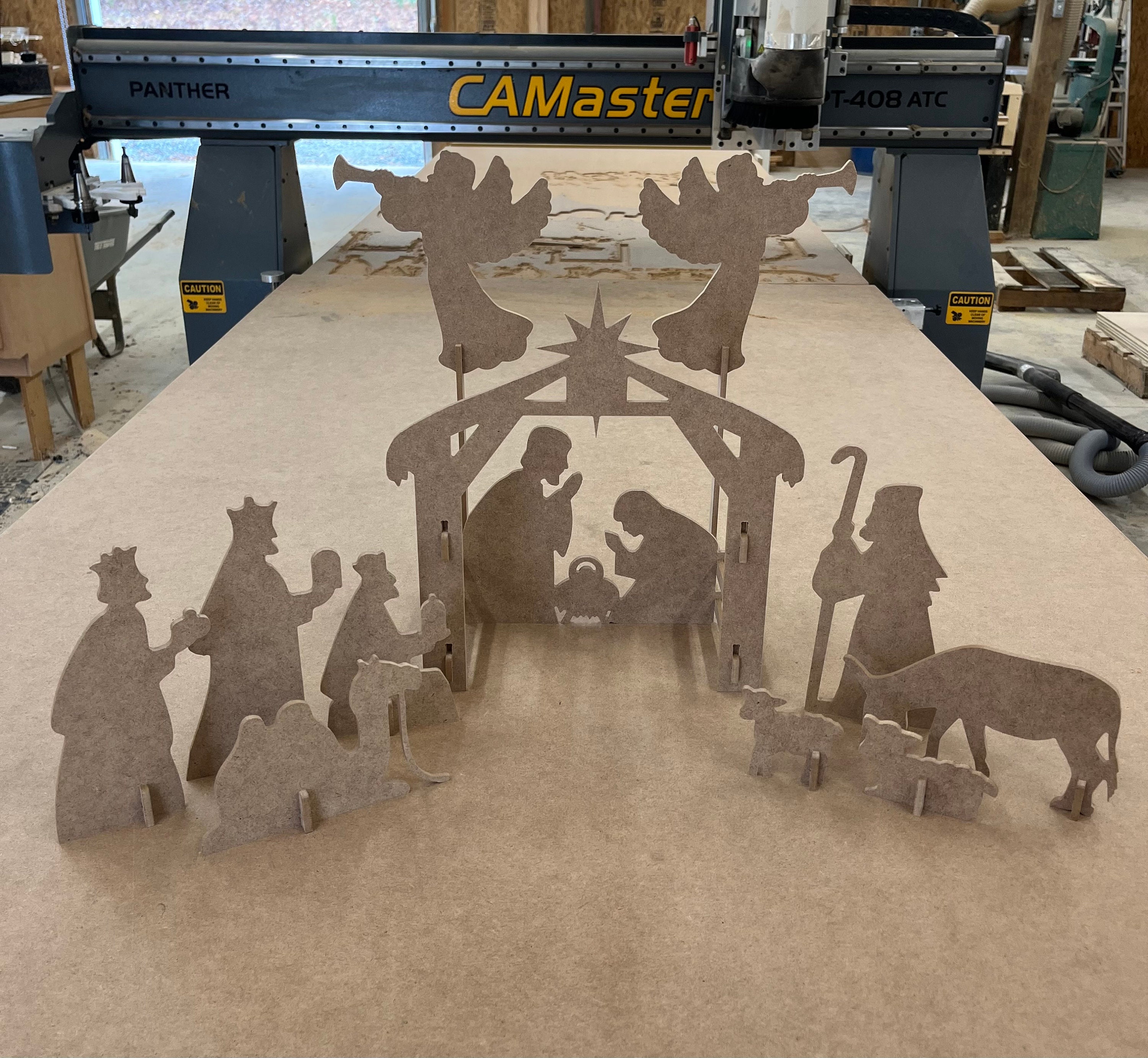 Nativity Scene, Digital Download, Crv, Eps, Dxf, Ai, Svg Files, Cnc ...