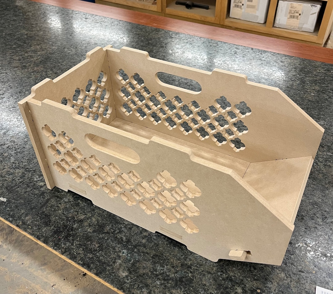 Stackable Crate CNC Cut File, Quatrefoil Pattern (digital Download) - Etsy