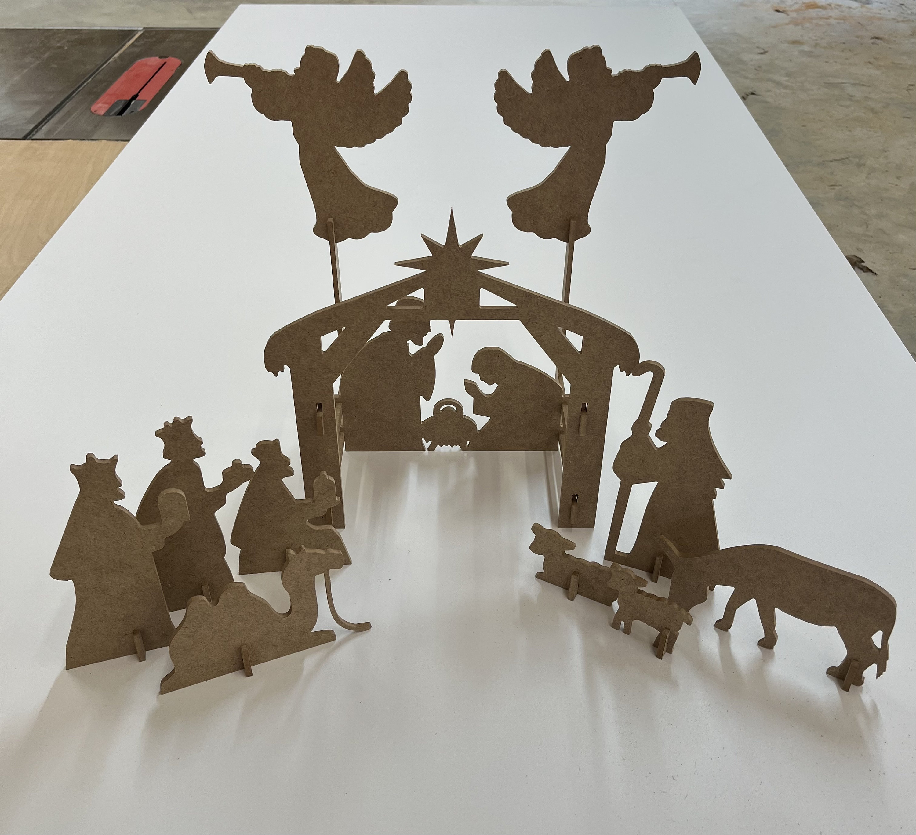 Nativity Scene, Digital Download, Crv, Eps, Dxf, Ai, Svg Files, Cnc ...