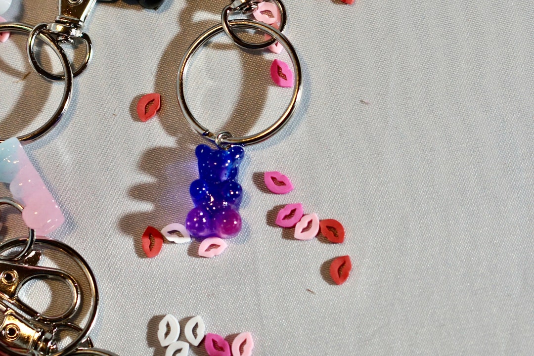 Gummy Bear Keychains - Etsy