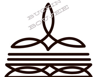 Boot Stitch Western Digital PNG Download - Etsy