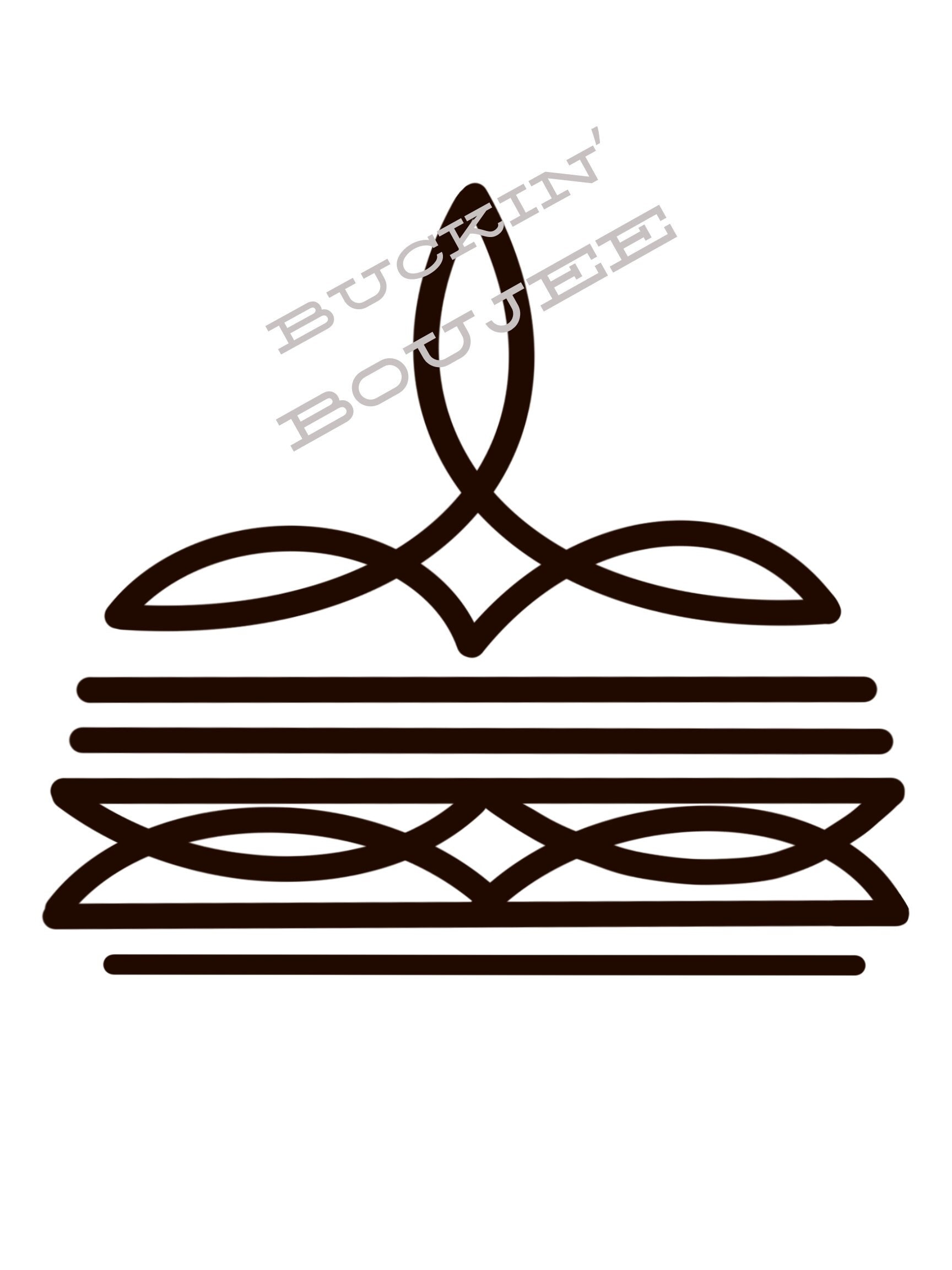 Western Boot Stitch | Digital PNG Download | Black Stitch | Western T ...