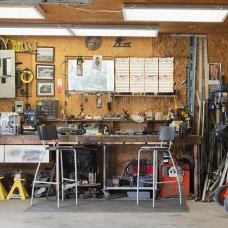 Equipment Maintenance Log Wall Chart Laminated Poster 36x24in for Farm ...