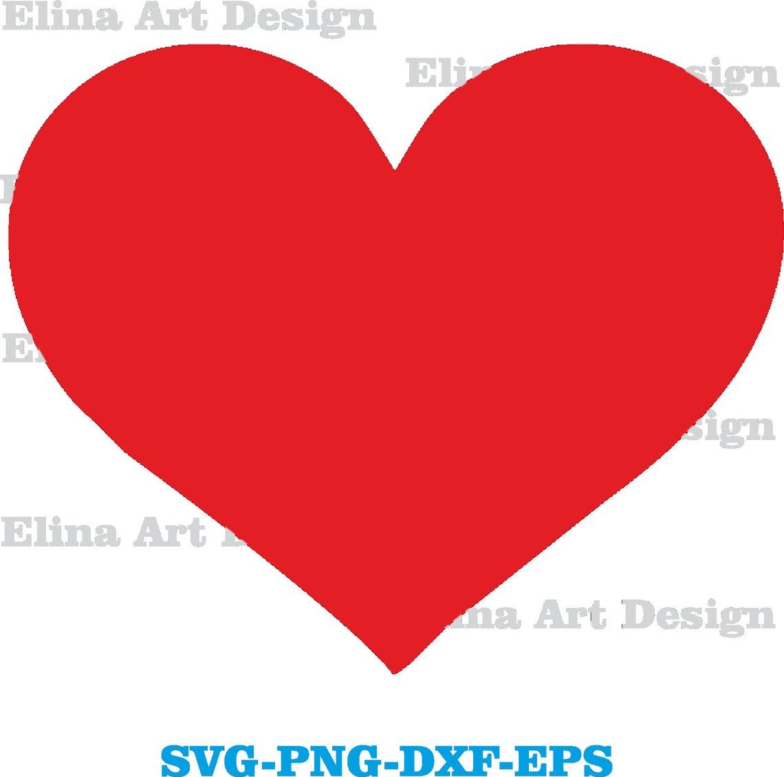 Red Heart SVG, Simple Heart Svg, Heart Png, Sublimation File, Cut File ...