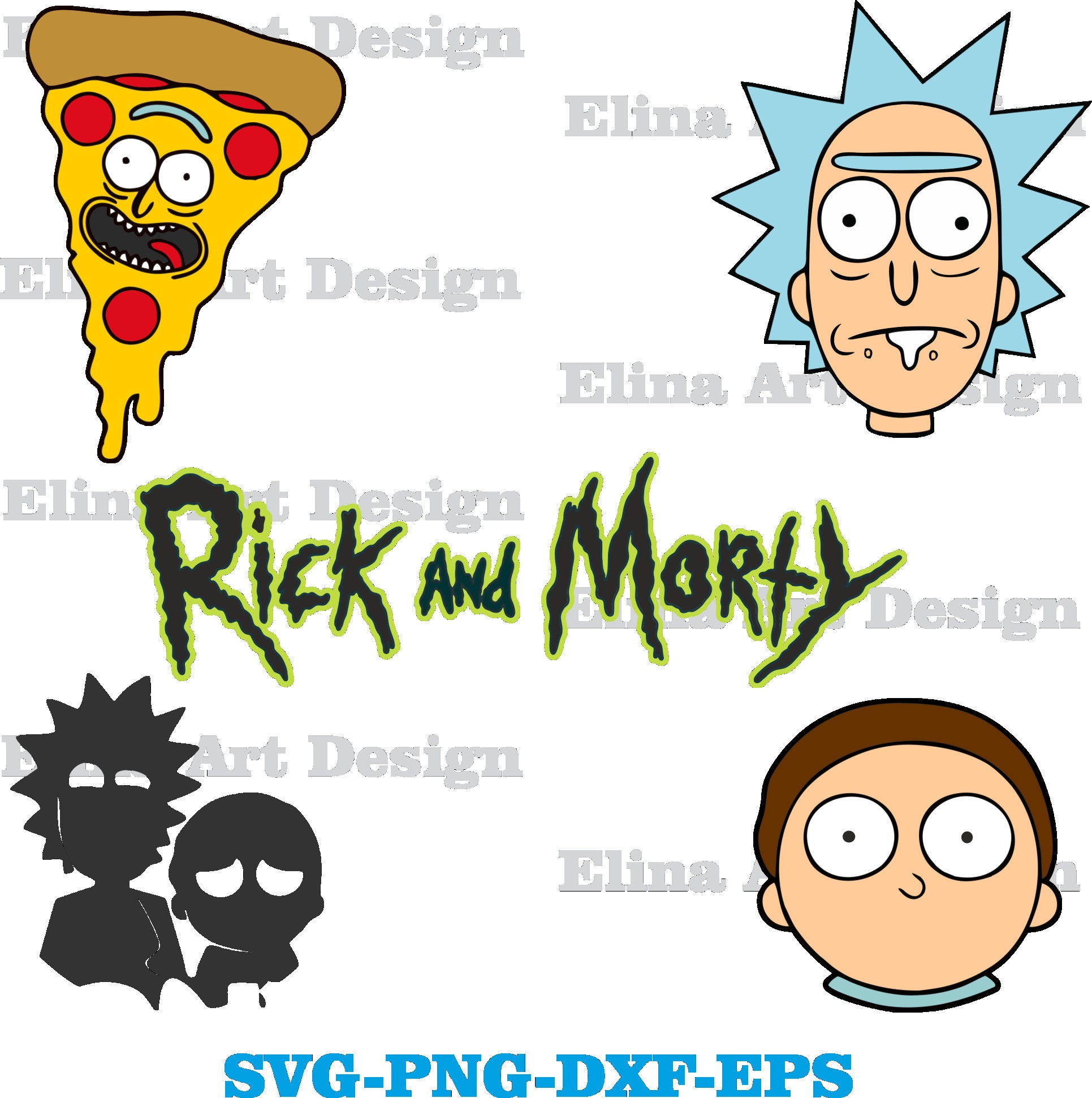 Rick and Morty Svg Bundle,rick Morty Svg Cut File,rick and Morty File ...