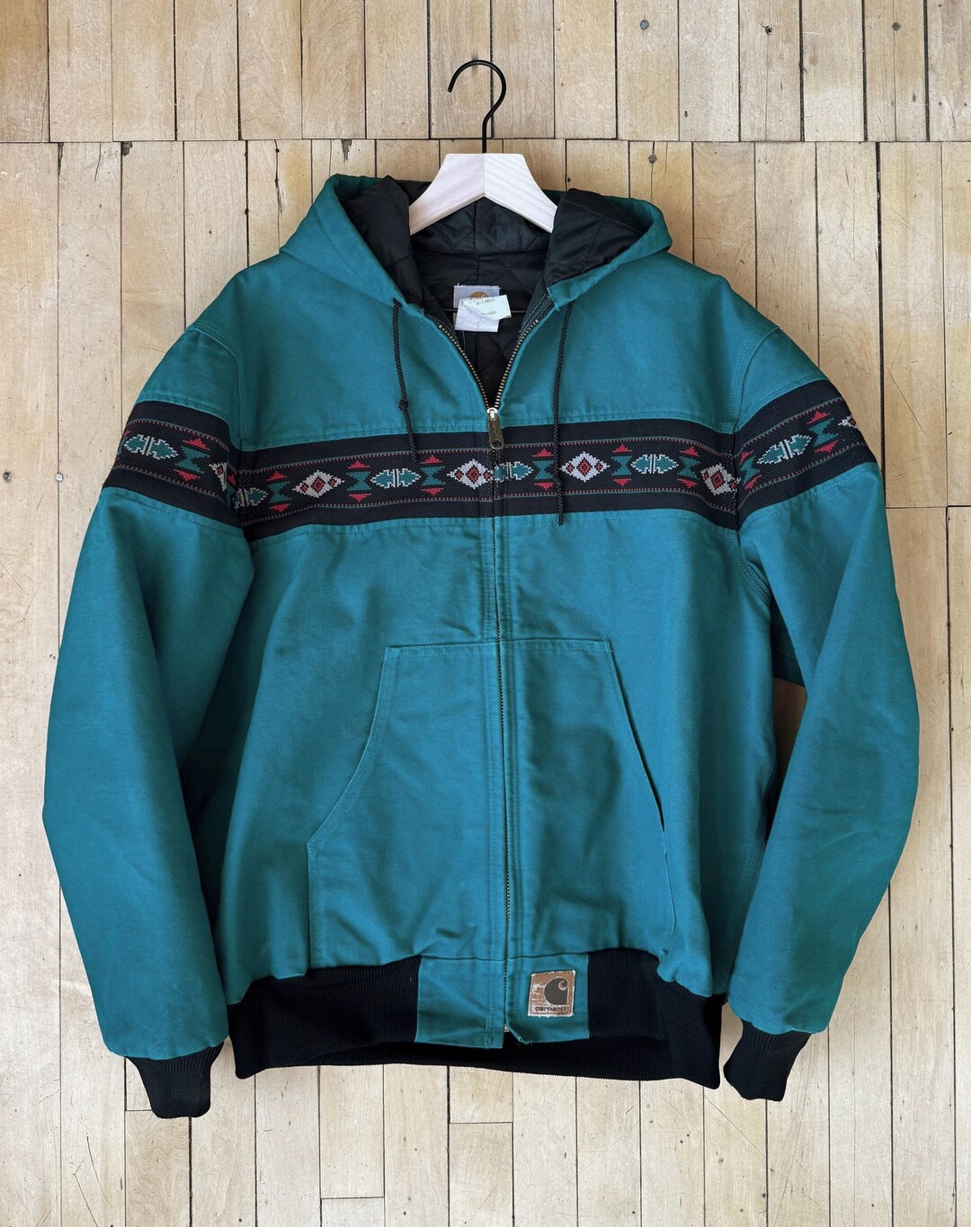 GRAIL 80s Vintage Aztec Carhartt Jacket XL - Etsy