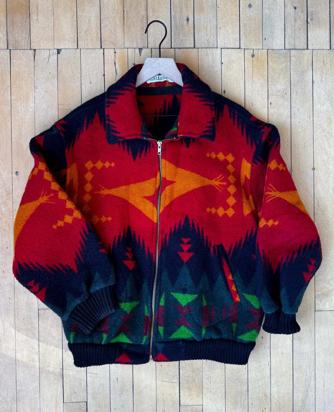 Vintage Wool Costa Rican Made Jacket M - Etsy