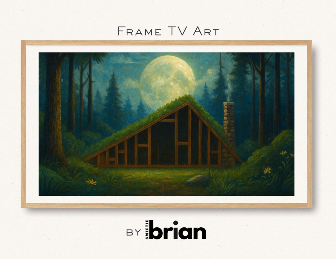 Taylor’s Folklore Cabin Frame TV Art - Etsy