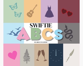 Swiftie Abcs Alphabet Taylor Swift Children's Book - Etsy