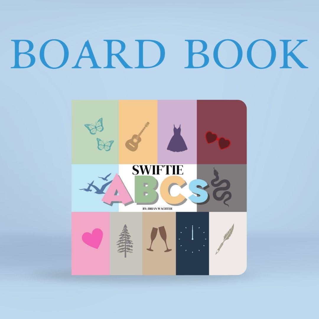 Swiftie Abcs 6x6 Board Book, Unofficial and Unauthorized - Etsy