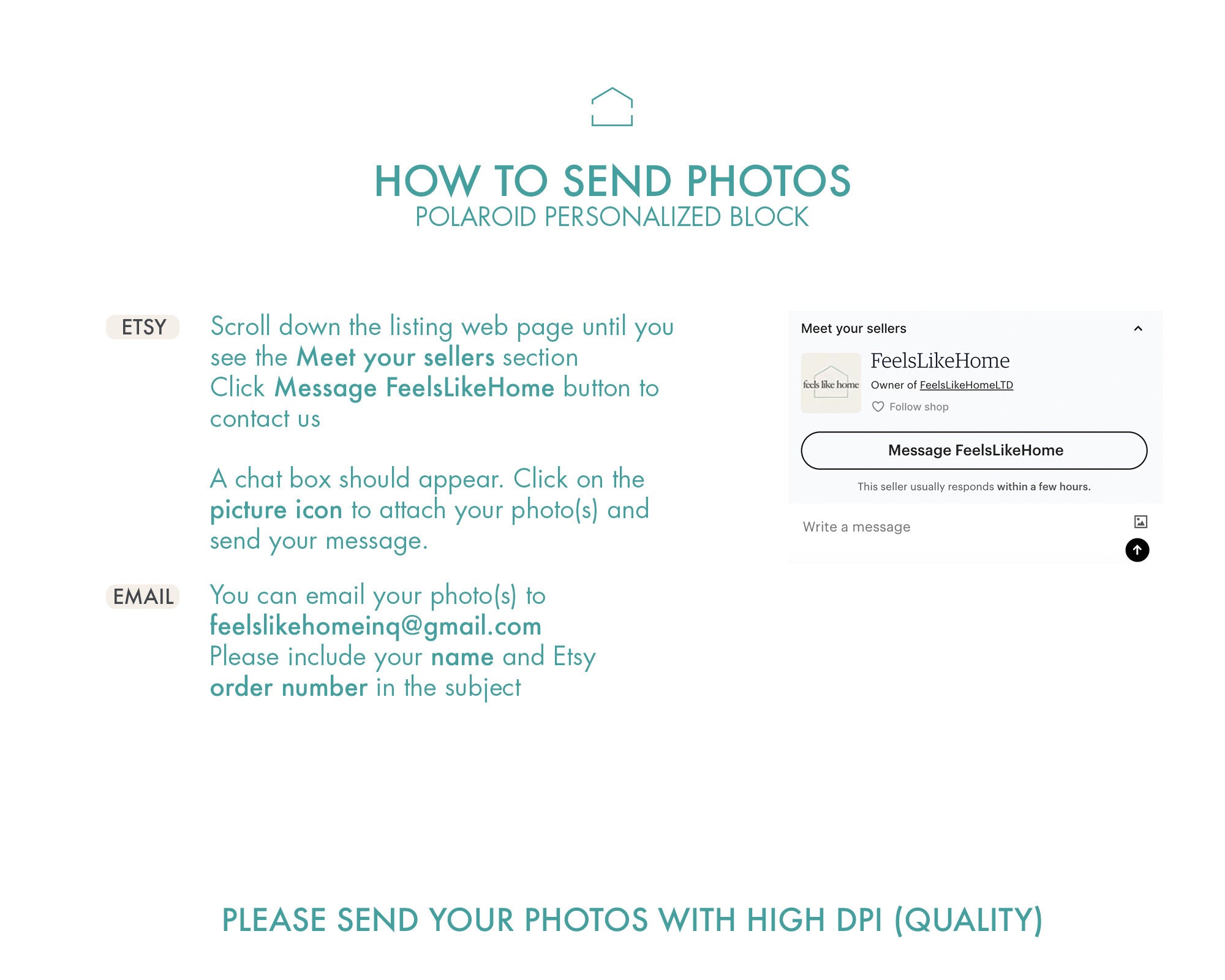 Polaroid Vintage Photo Print With Custom Message, Best Friend Gift ...