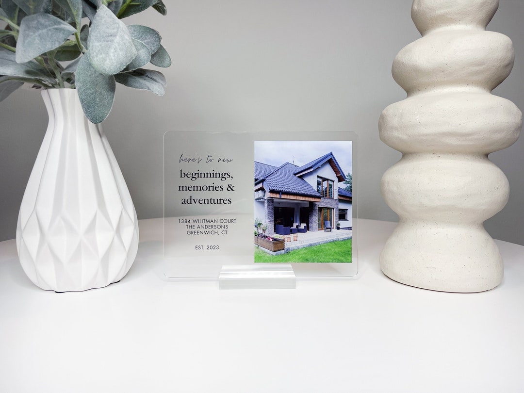 Home Portrait Plaque, Closing Gift House Warming Gift New Home Owner ...