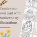 Mother's Day Kids Worksheets, Coloring Book, Happy Mothers Day, Mothers ...