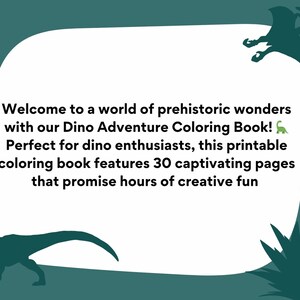 30+ Dinosaur Coloring Book, Dino Adventure Coloring Book, Printable ...