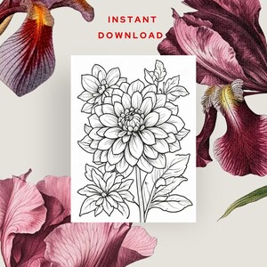 The Ultimate Bundle 100 Bloom & Botanicals Coloring Book Realistic ...
