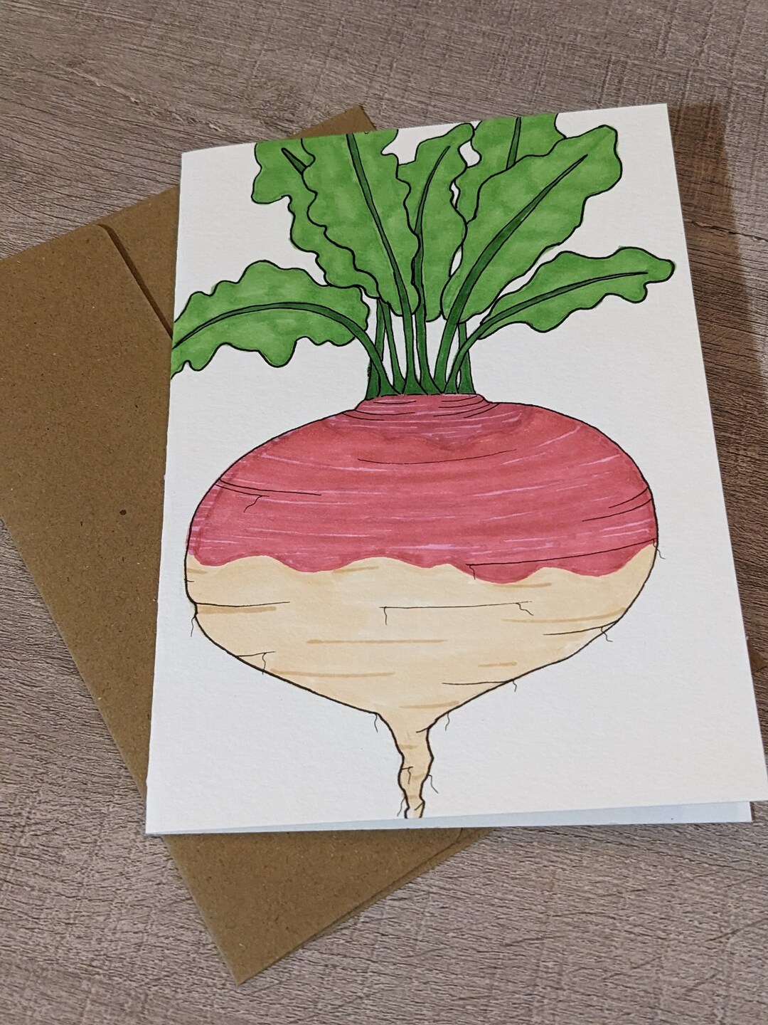 Turnip Card for Any Occasion - Etsy