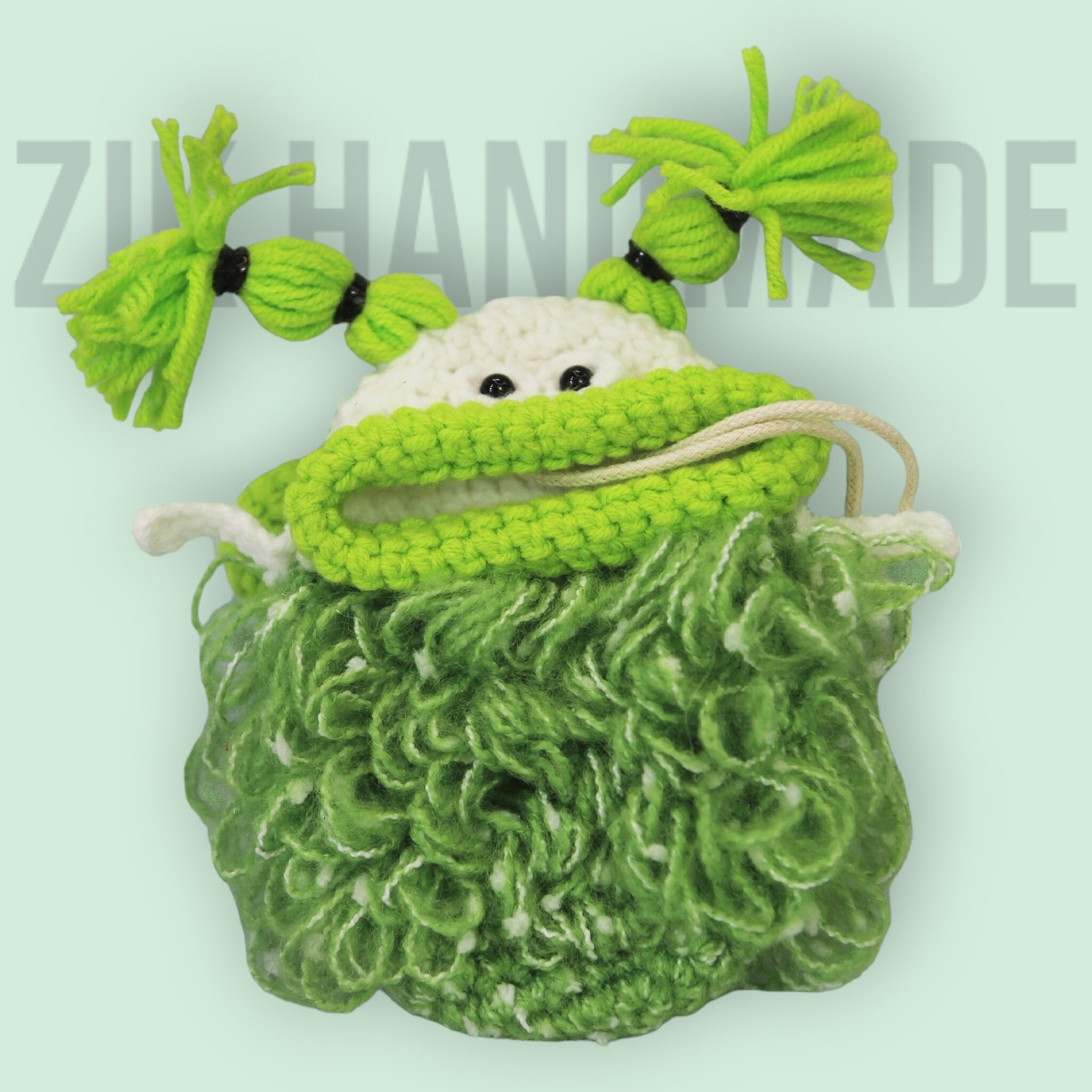 Handmade Crochet Yokai Monster AirPod Case Cute Wool Accessory ...
