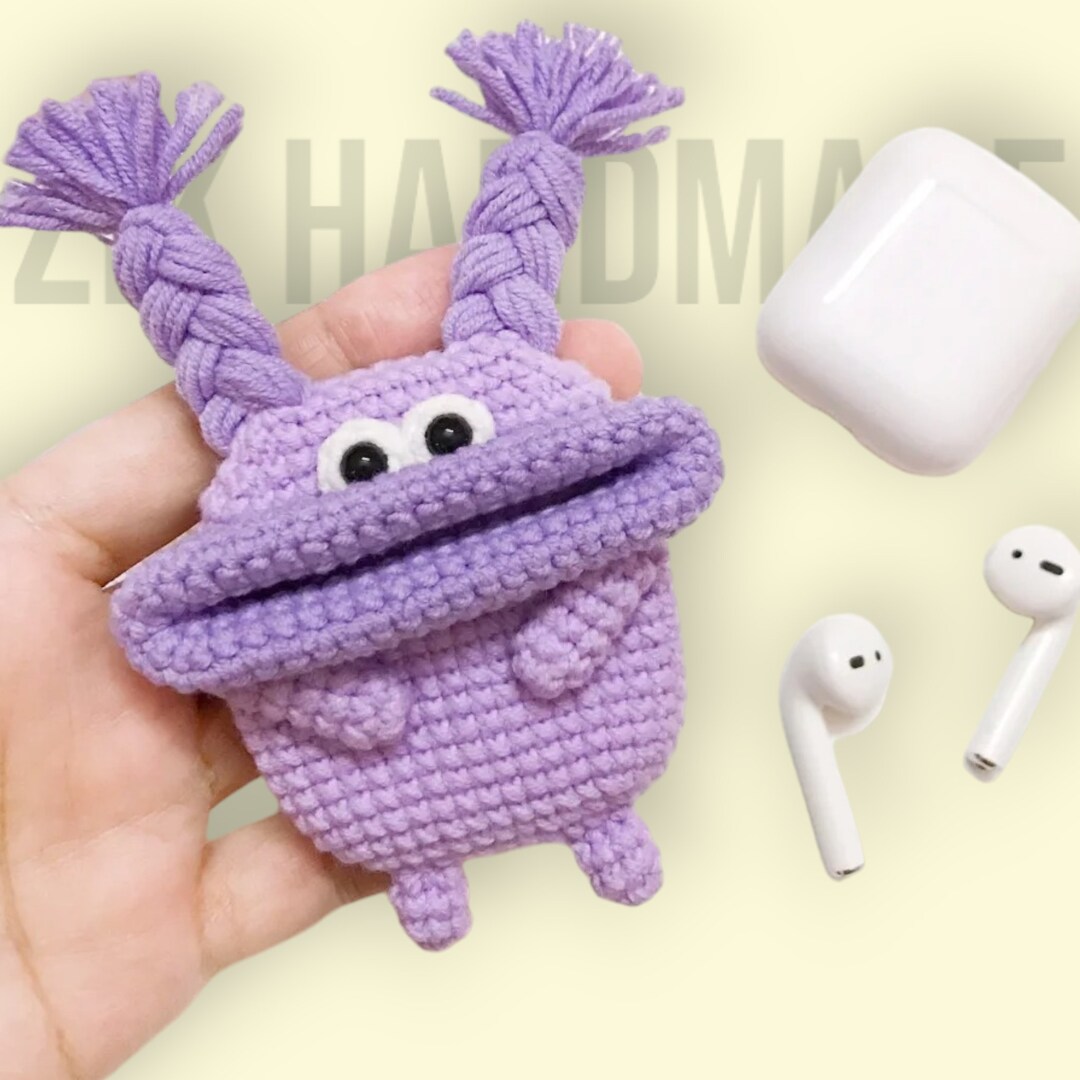 Handmade Crochet Yokai Monster AirPod Case Cute Wool Accessory ...
