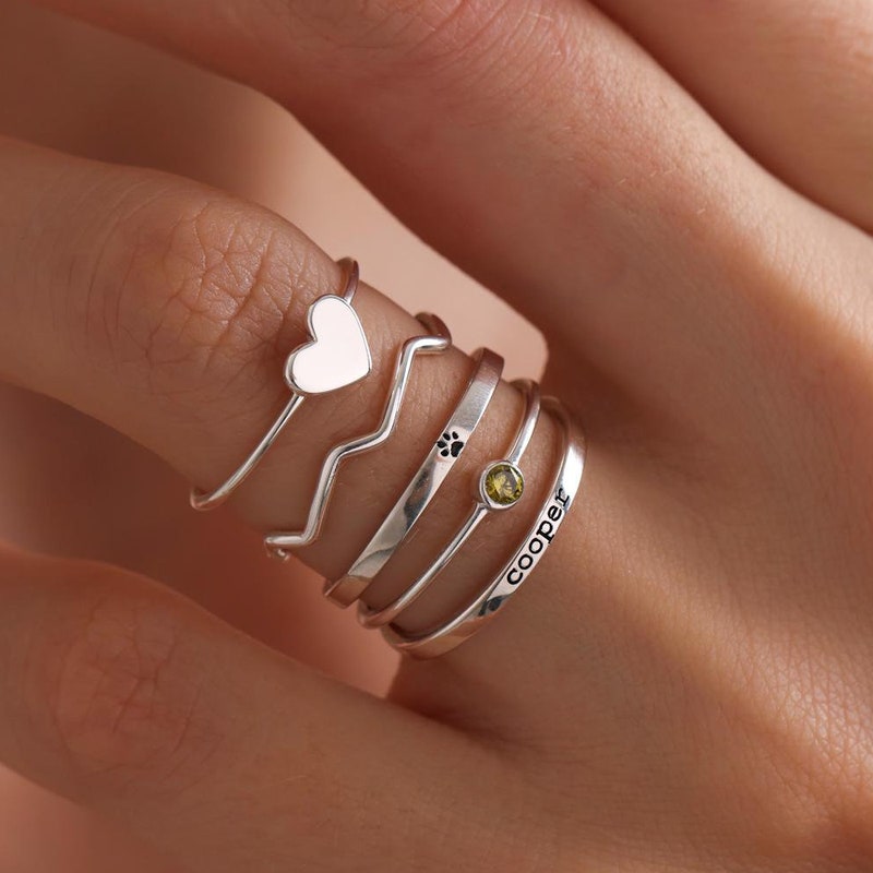 Gold Ring Set - Etsy