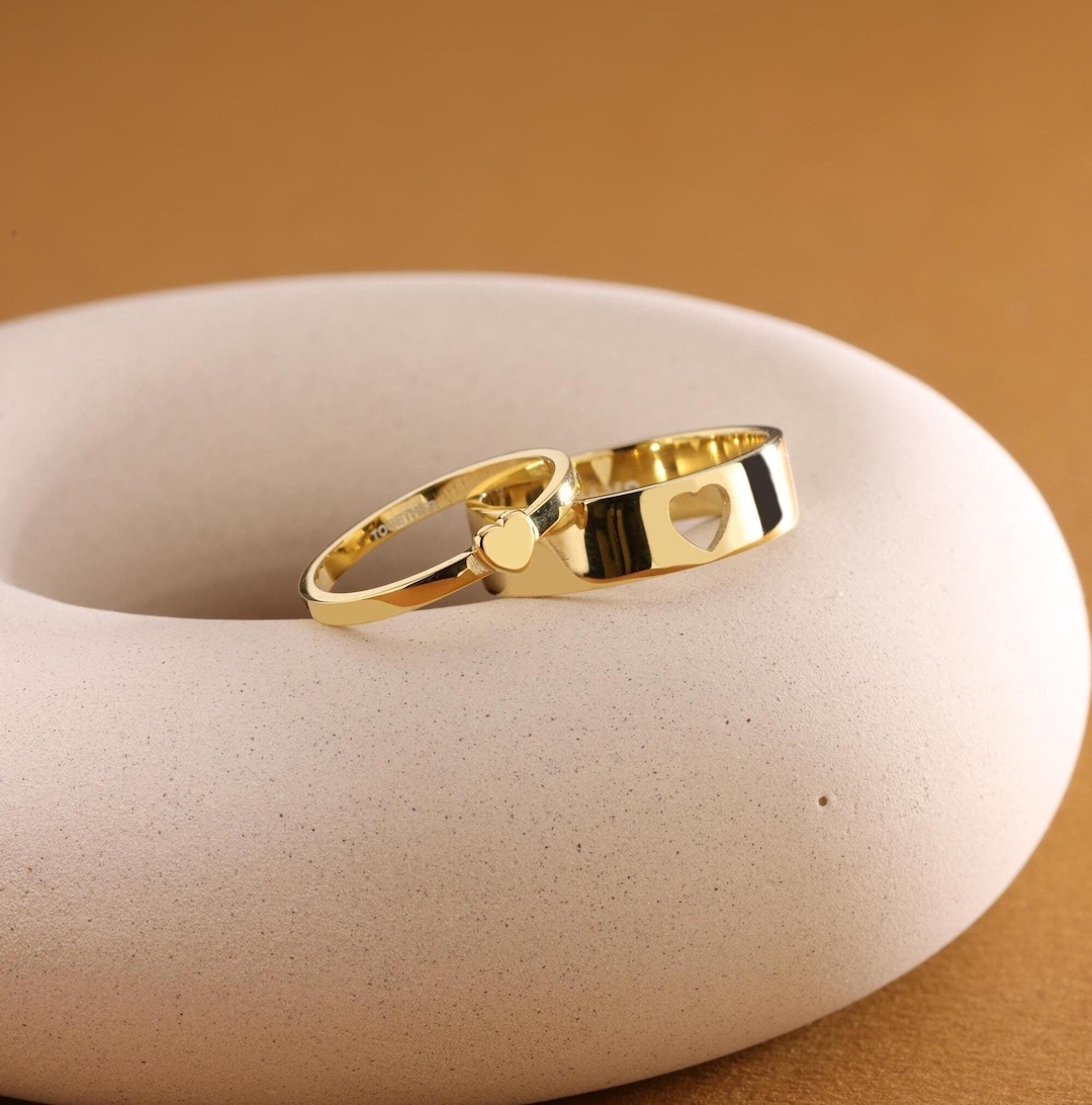 Matching Promise Rings - Couple Rings - Matching Rings for Couples ...