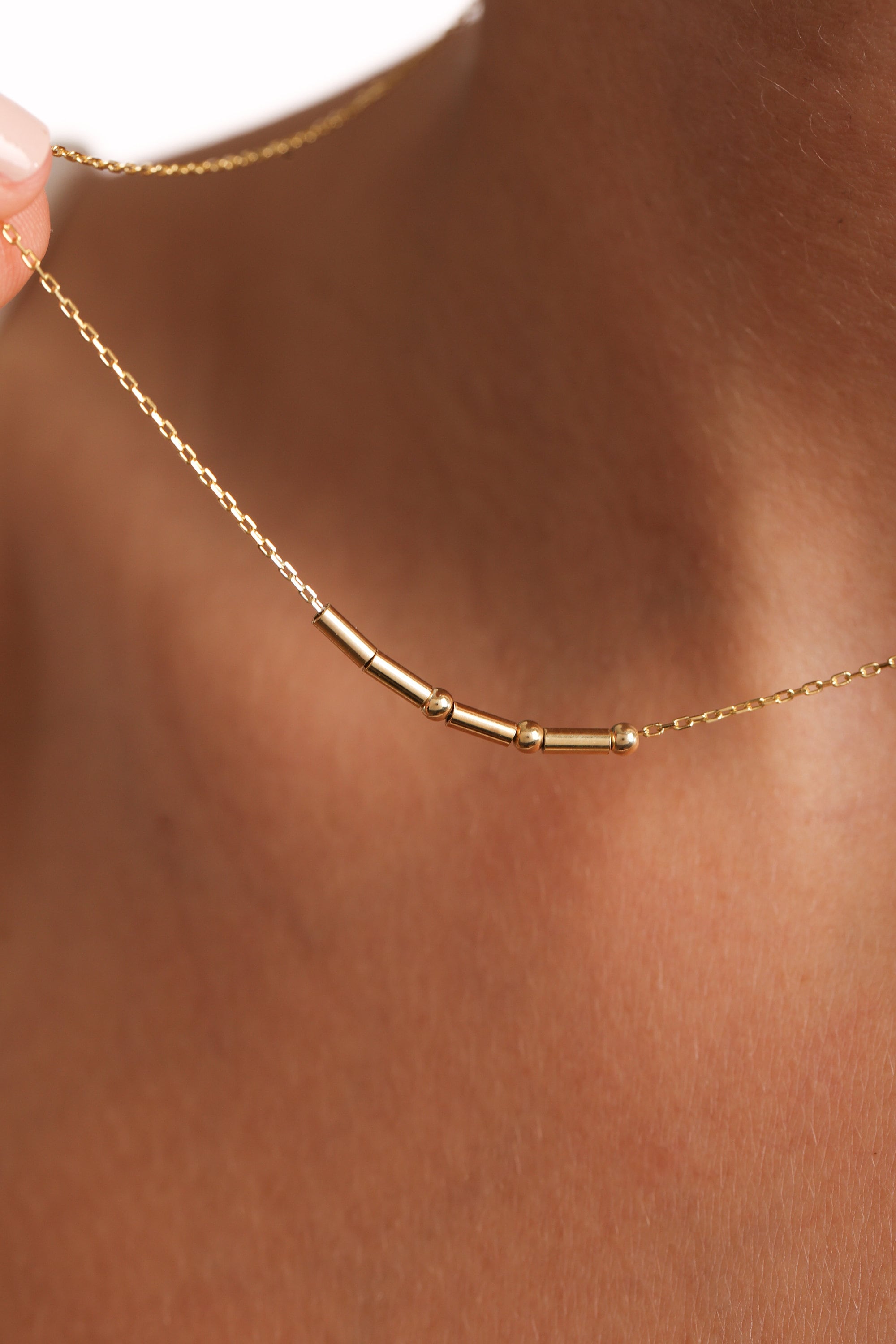 Morse Code Necklace, Morse Code Jewelry, Secret Message Necklace, Name ...