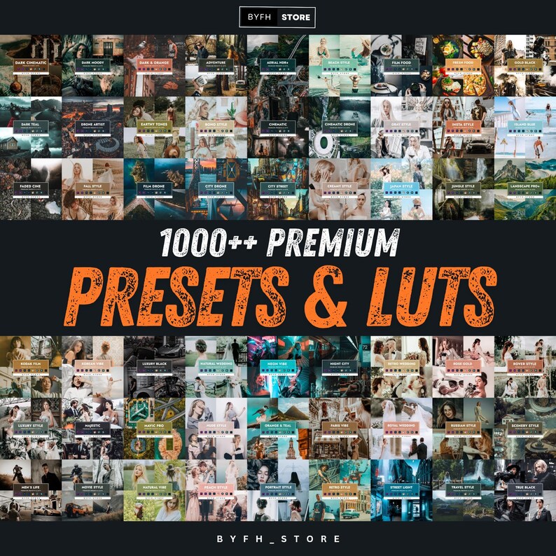 Premium Lightroom Presets and Luts - Etsy