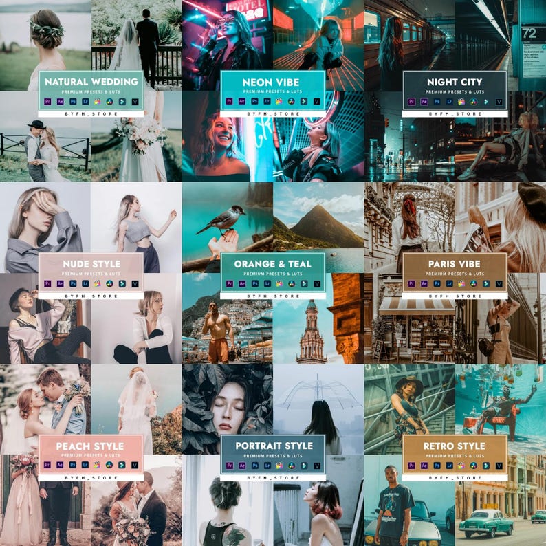 Premium Lightroom Presets and Luts - Etsy