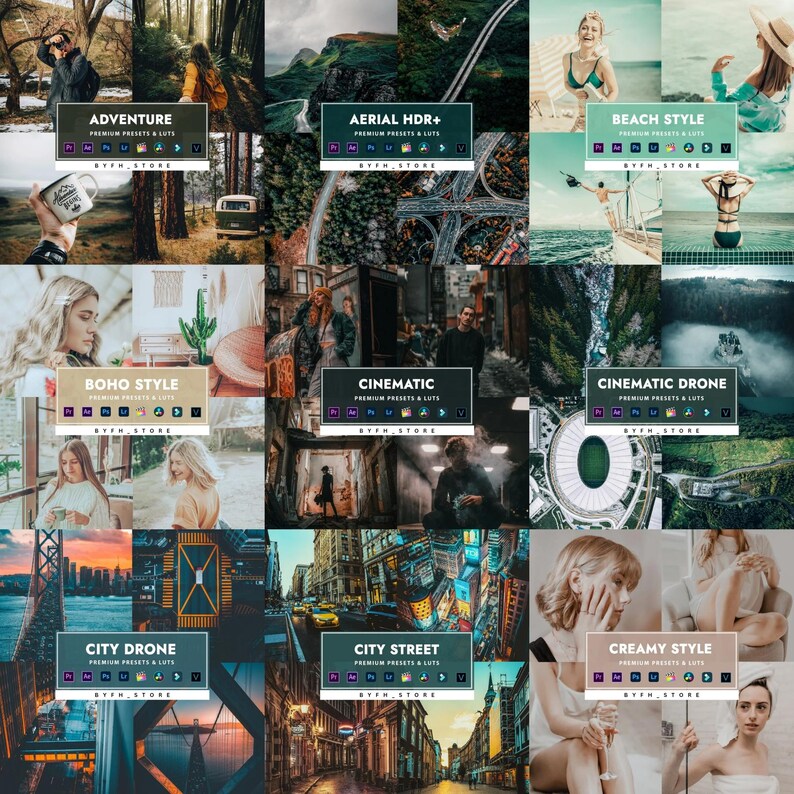 Premium Lightroom Presets and Luts - Etsy