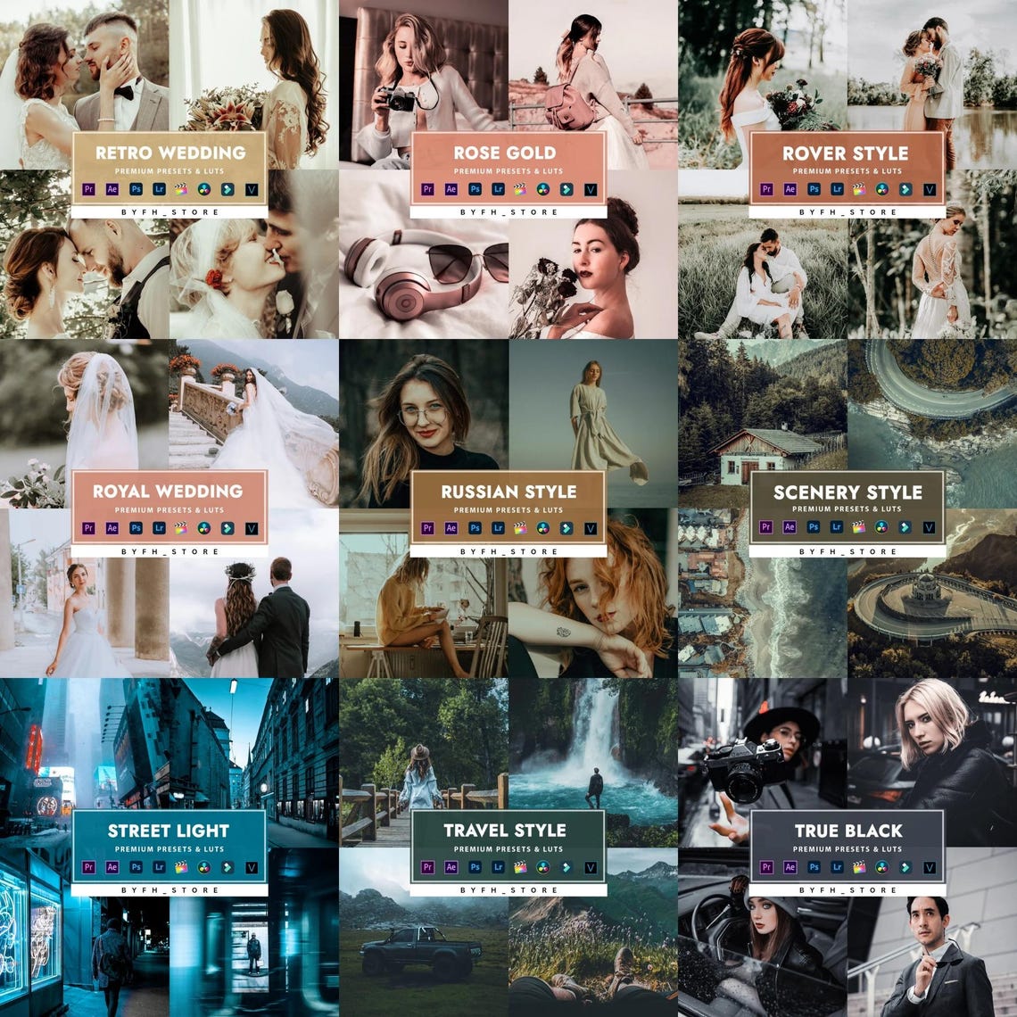 Premium Lightroom Presets and Luts - Etsy