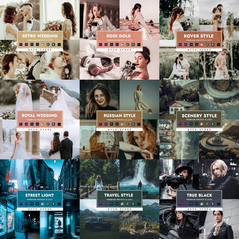 Premium Lightroom Presets and Luts - Etsy