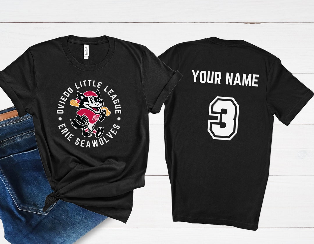 Personalized Name Erie Seawolves Unisex Shirt, Little League Shirt - Etsy