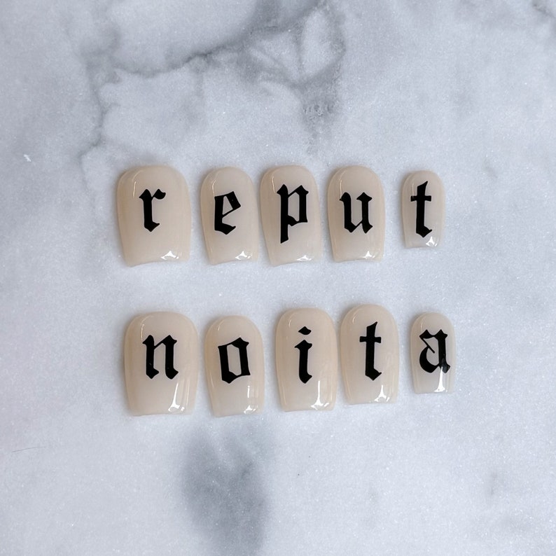 Taylor Swift Inspired Nails /custom Press on Nails/eras Tour Nails ...