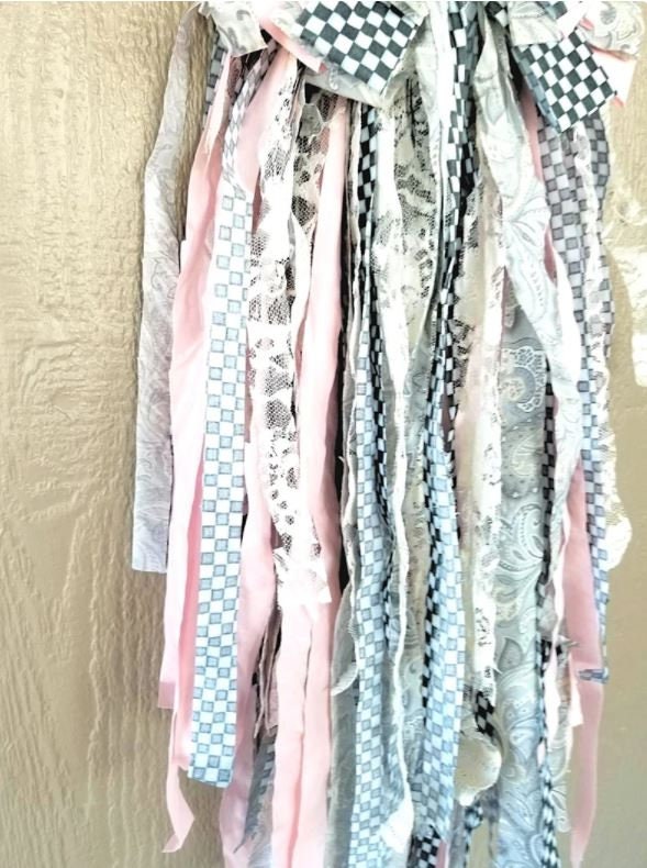 Rag Bows Wreath Bow Rag Bows for Wreath Rag Bow Wreath - Etsy