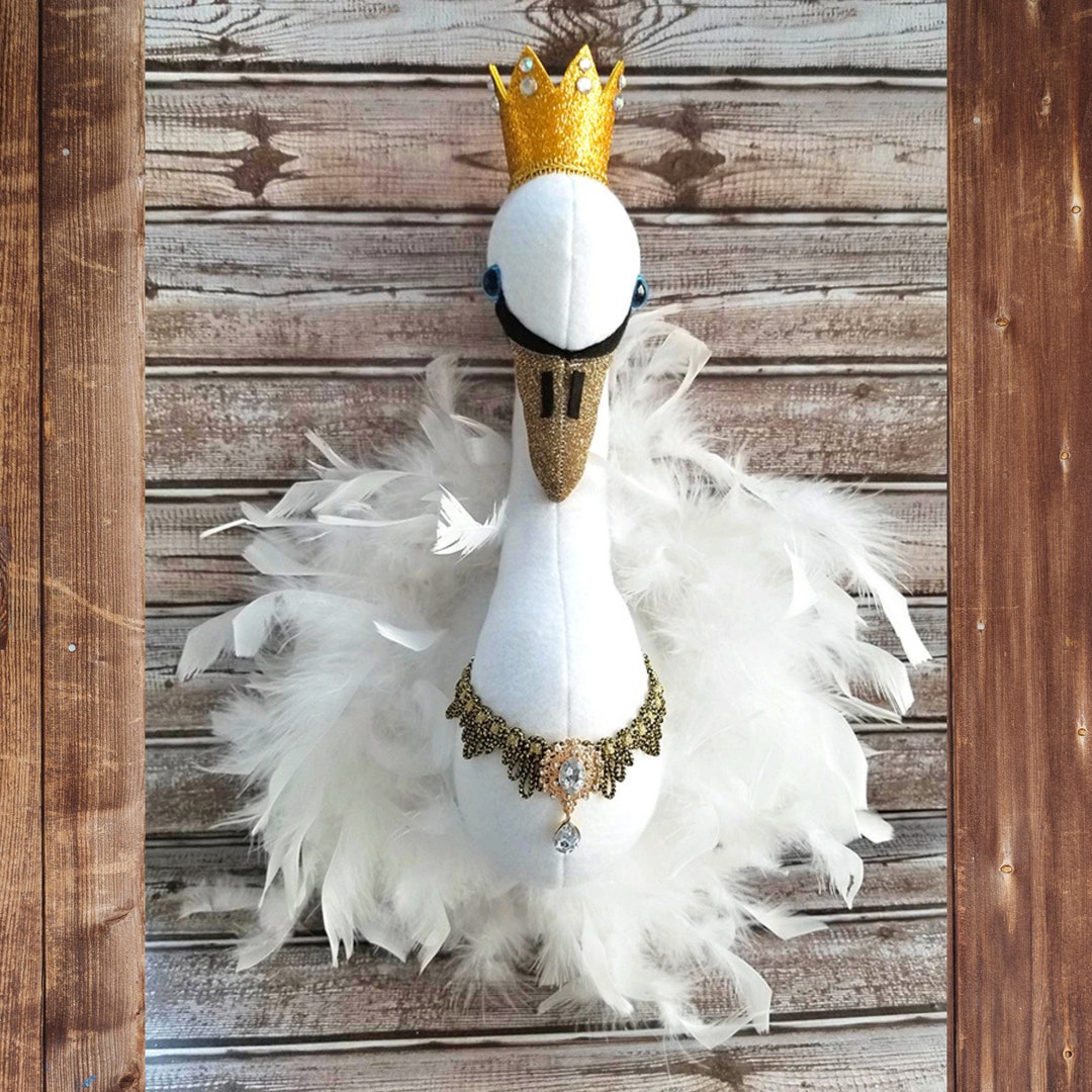 Swan Attachment, Valentines Attachment, Swan Decor, Wreath Attachment ...