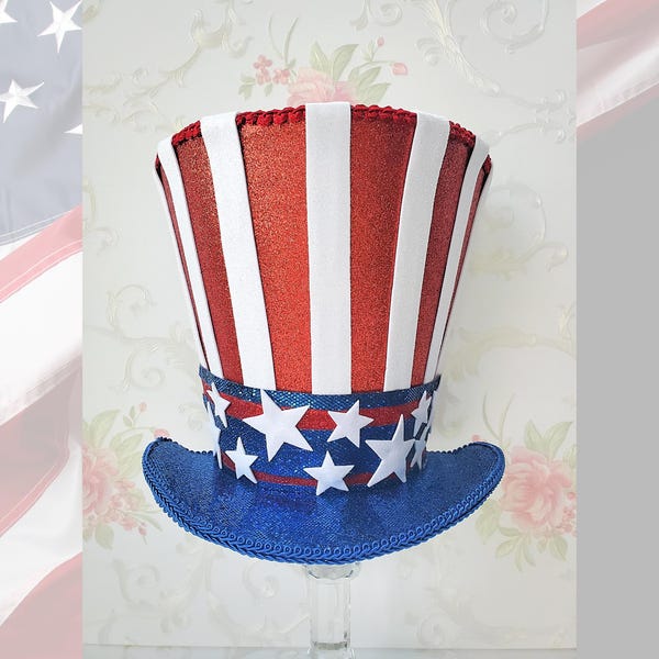 Uncle Sam Top Hat - Etsy
