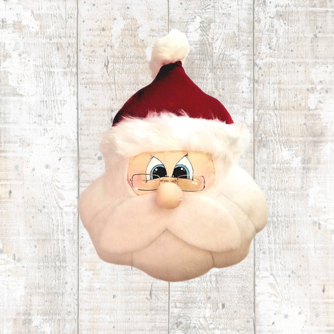 Santa Attachments, Plush Santa, Santa Decor, Holiday Attachment, Winter ...