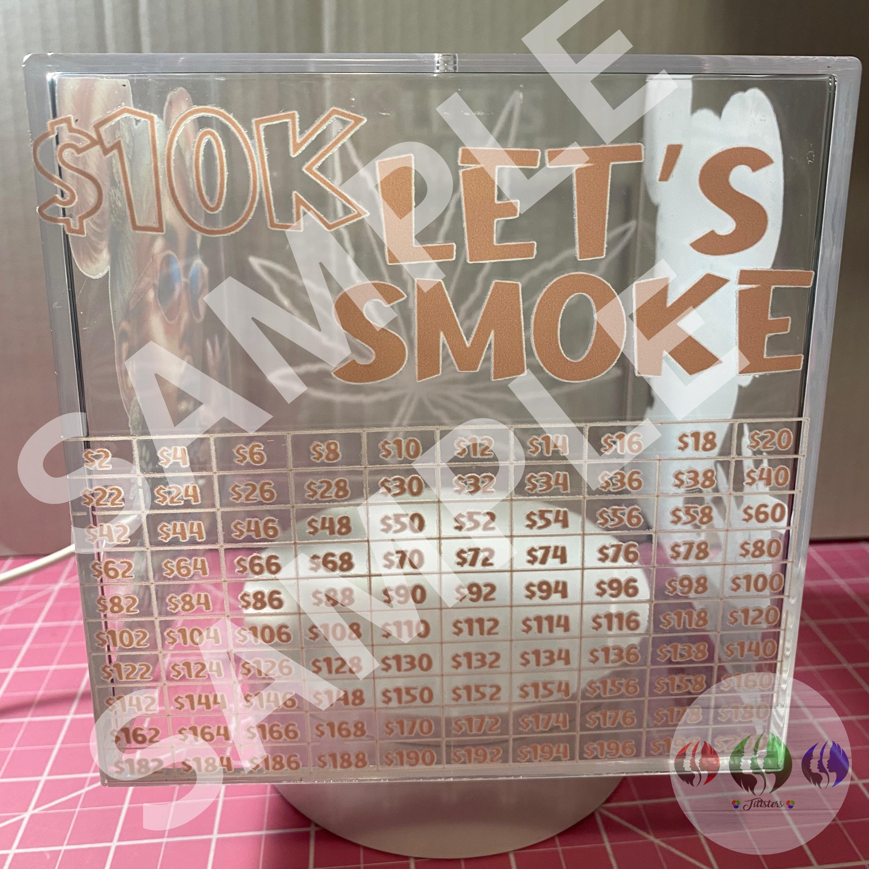 Canva EDITABLE Money Box Savings Template - Etsy