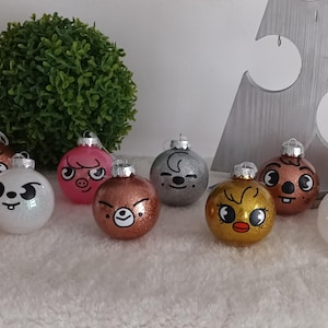 Straykids Skzoo Christmas Ornaments Kpop Christmas Decor Glitter ...